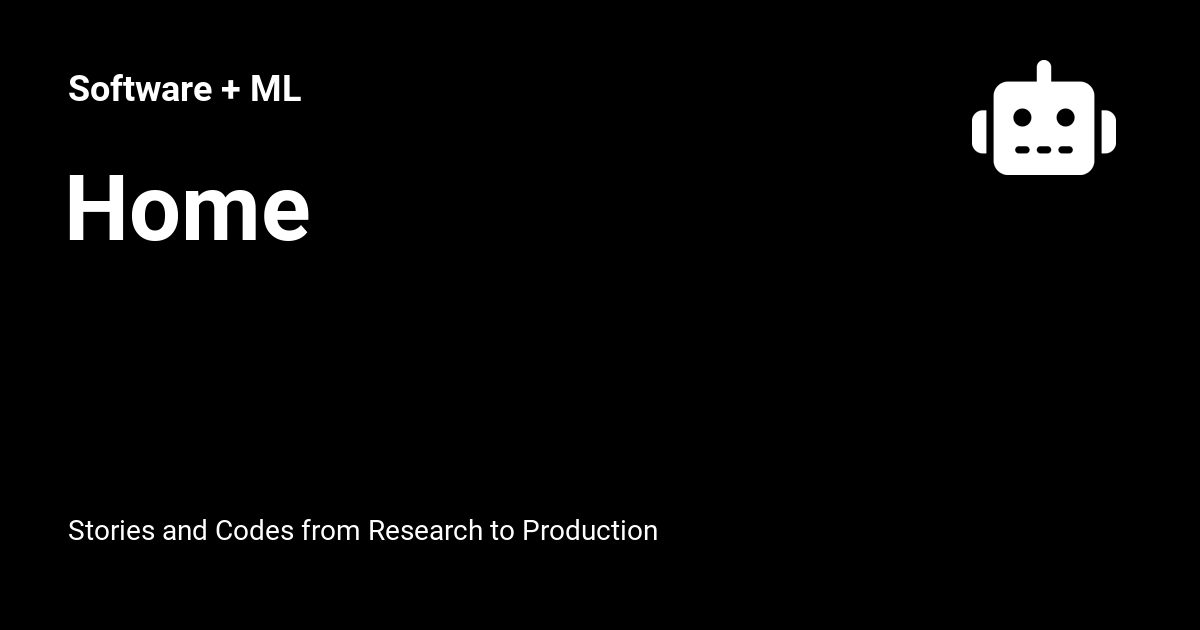 Software + ML